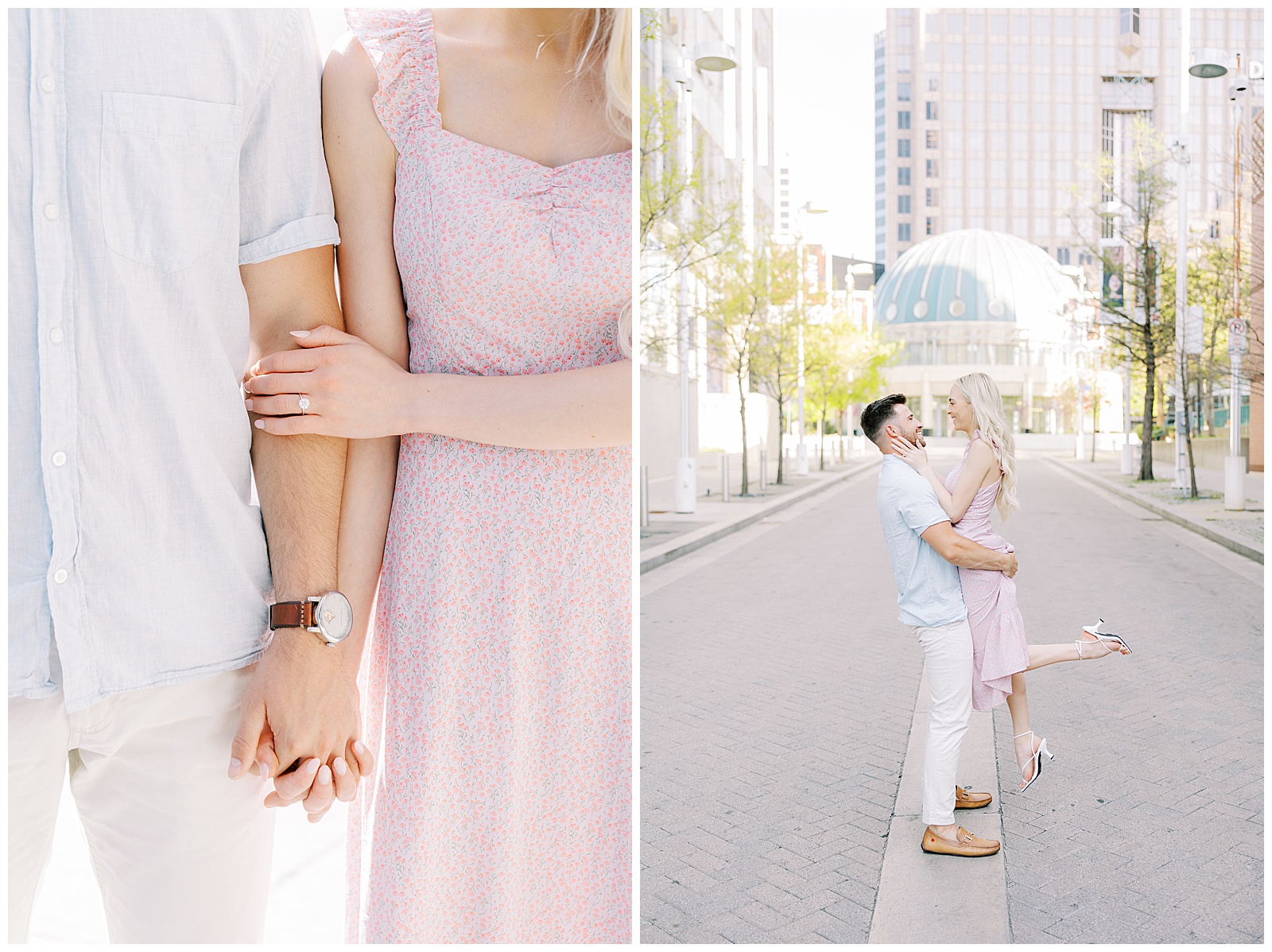 Madi & Blake's Downtown Dallas Engagement Session - Rebecca Tripp Photo ...