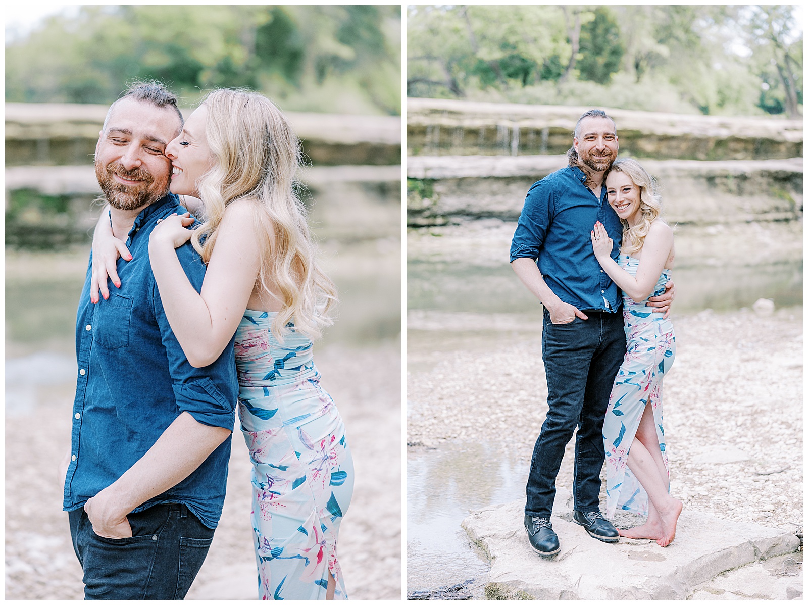 Kelsey & Caleb's Airfield Falls Engagement Session - Rebecca Tripp ...