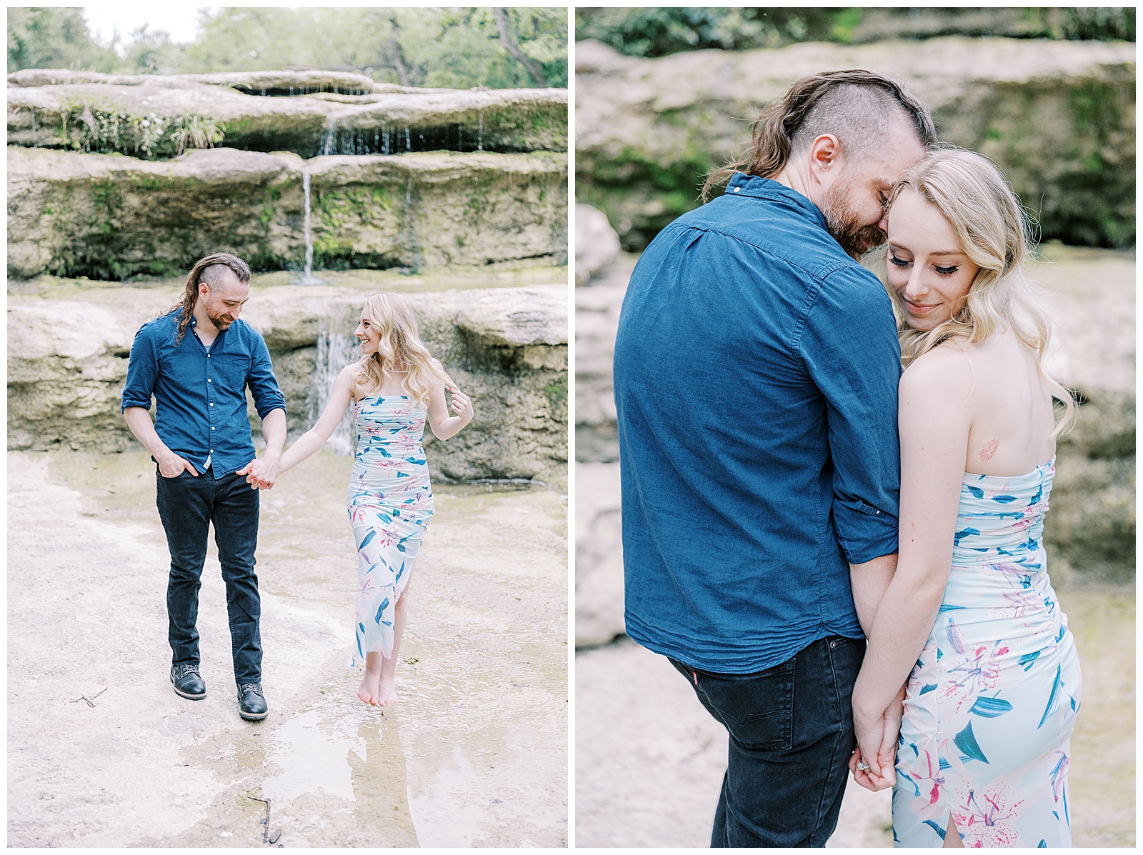 Kelsey & Caleb's Airfield Falls Engagement Session - Rebecca Tripp ...