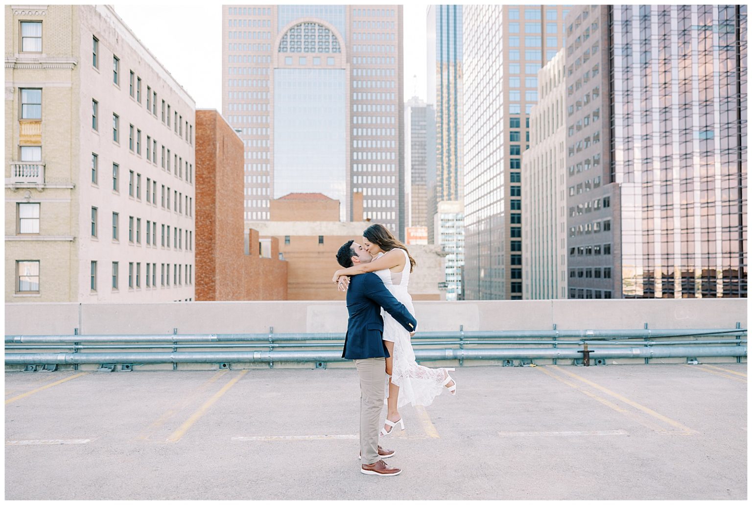 Emma & Bill's Downtown Dallas Engagement Session - Rebecca Tripp Photo ...