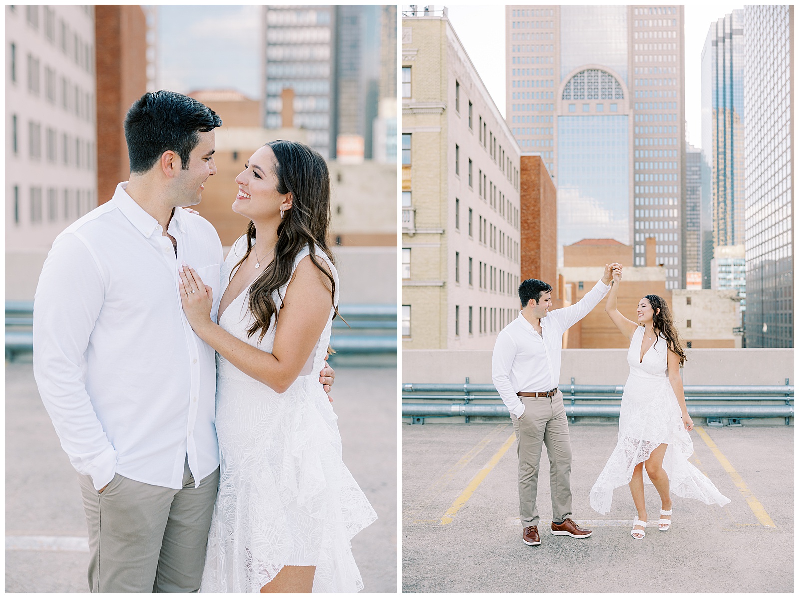 Emma & Bill's Downtown Dallas Engagement Session - Rebecca Tripp Photo ...